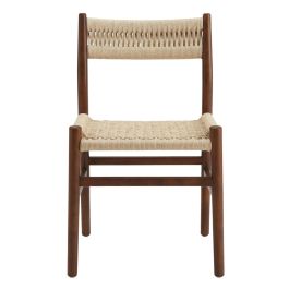 Fitzroy Walnut Rattan Dining Chair | Scandinavian Timber Chair