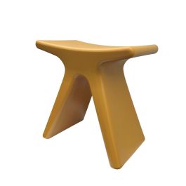 Mustard Butterfly Stool - Low Plastic Stool | 42cm