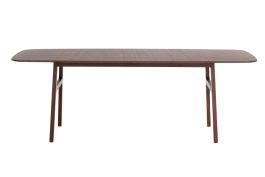 Penelope Timber Dining Table 220 cm - Dark Walnut