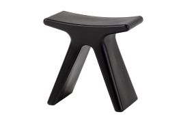 Black Plastic Butterfly Stool - Low Stool - Replica Furniture