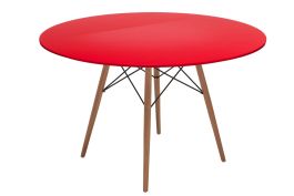Replica Charles Eames Dining Table Red | Reproduction Dining Tables