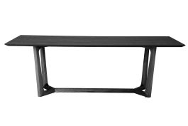 Tropez Dining Table 220 cm - Black Timber Table - Scandinavian