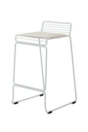 Studio Wire Bar Stool - White Metal Counter Stool - Replica Hee Welling